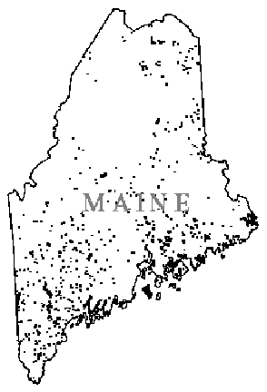 Continental Margin Map Maine